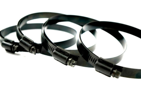 BLACK Hose Clamps - Premium Quality Stainless - BREEZE - Plazmaman