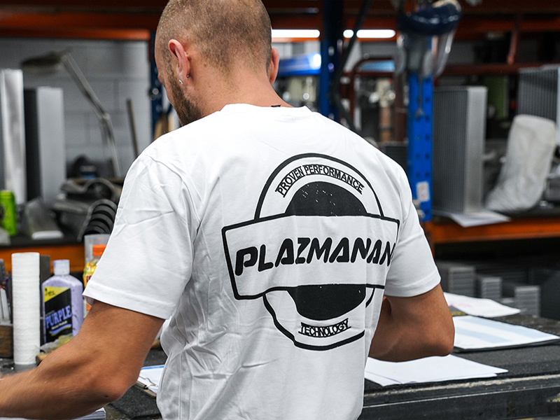 Plazmaman - Summer White STAMP Shirt - Plazmaman